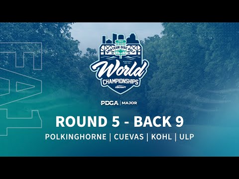 2024 PDGA Amateur Disc Golf World Championships | FA1 R5B9 | Polkinghorne, Cuevas, Kohl, Ulp