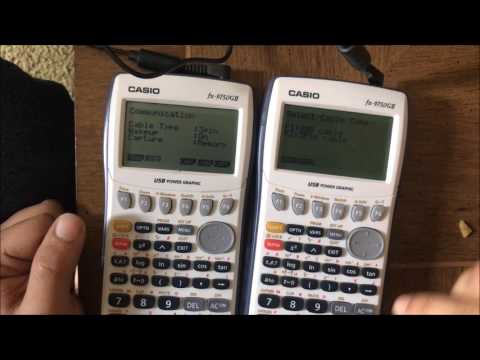 connecting two casio calculators