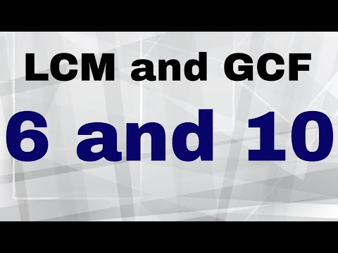 Find the LCM of 6 and 10 plus the GCF of 6 and 10