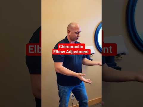 SUPRISING ELBOW CRACK!! Chiropractic Adjustment #chiropractor #elbowpain #chiropracticcare