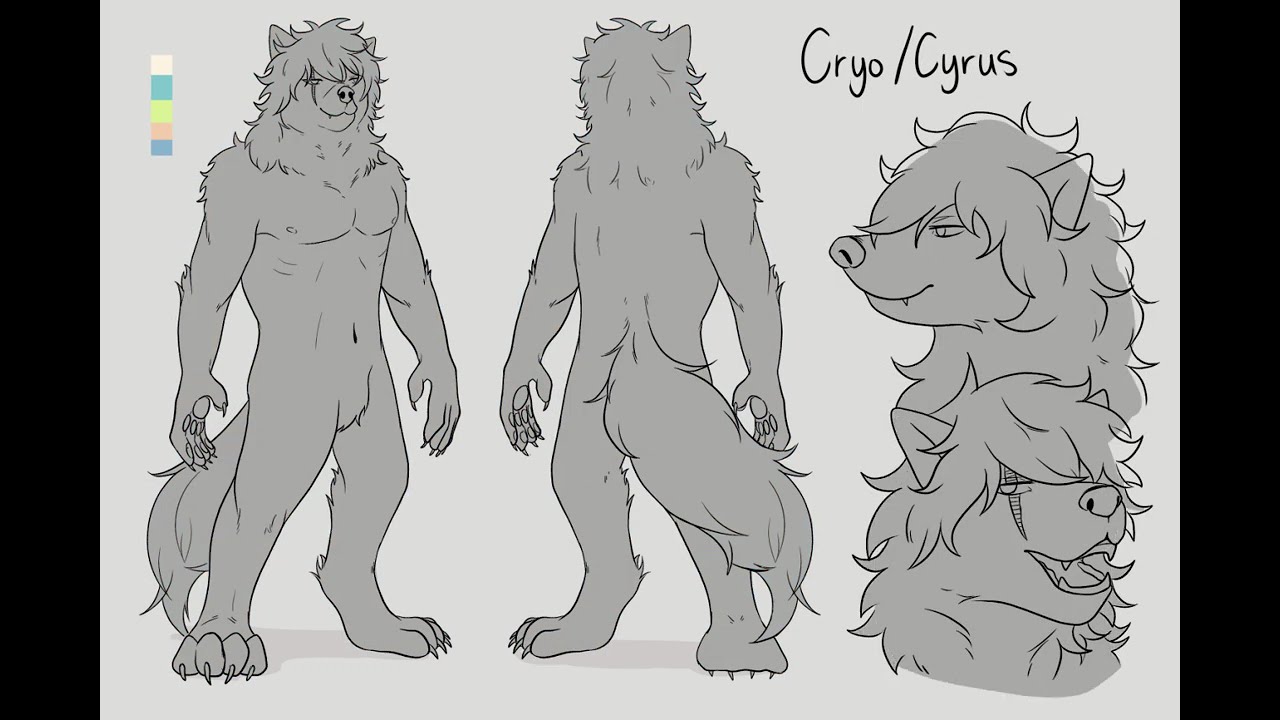 Speedart // Cryo Character Sheet Commission