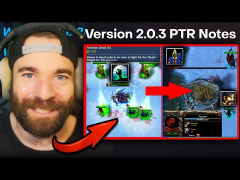 NEW WC3 PTR Update! 🛠️🔴 Raise Dead Rework - Production Timer - Hotkeys Functionality - New Balance