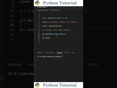 Customize Bar Colors Individually in Matplotlib | Python Tutorial