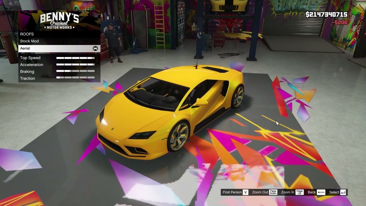 GTA V Benny's Car Custom: Pegassi Tempesta Transformation (Lamborghini Huracán/Centenario)