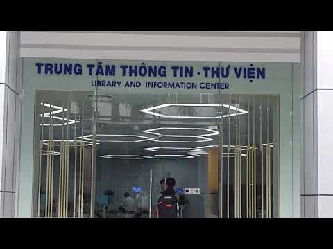 Cùng thăm Thư viện Đại học Công nghiệp TP.HCM đẹp và hiện đại