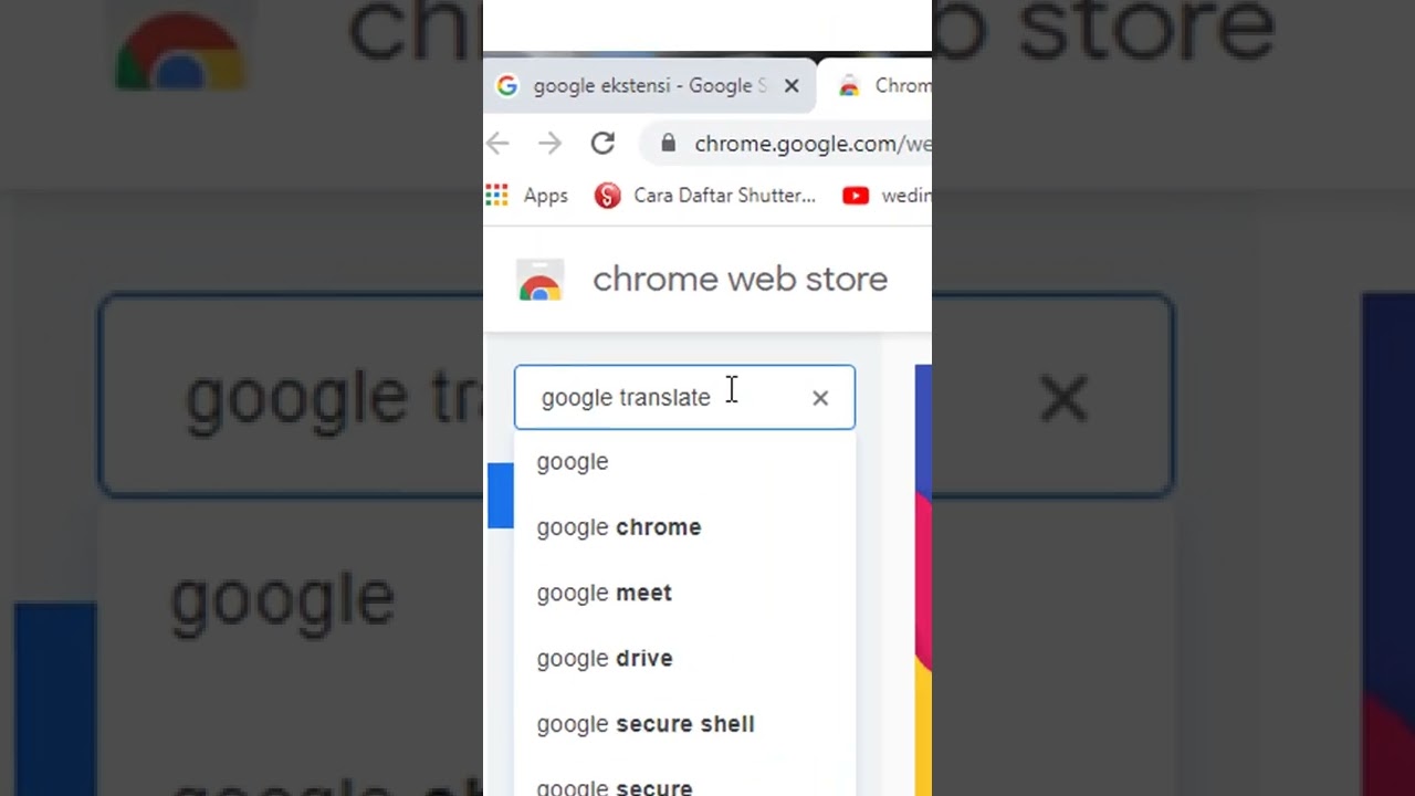 CARA MENDAPATKAN EXTENSIONS GOOGLE TRANSLATE