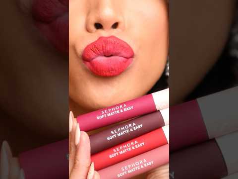 New Sephora Collection Soft Matte & Easy Liquid Lipsticks.