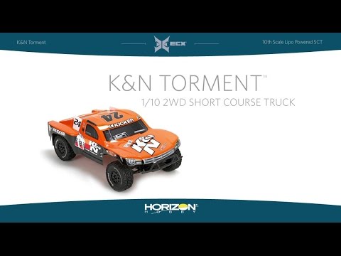 ECX 1/10 K&N Torment 2WD Short Course Truck with LiPo Battery RTR