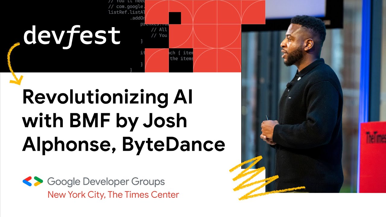 Revolutionizing AI with Babit Multimedia Framework (BMF) at DevFest 2023