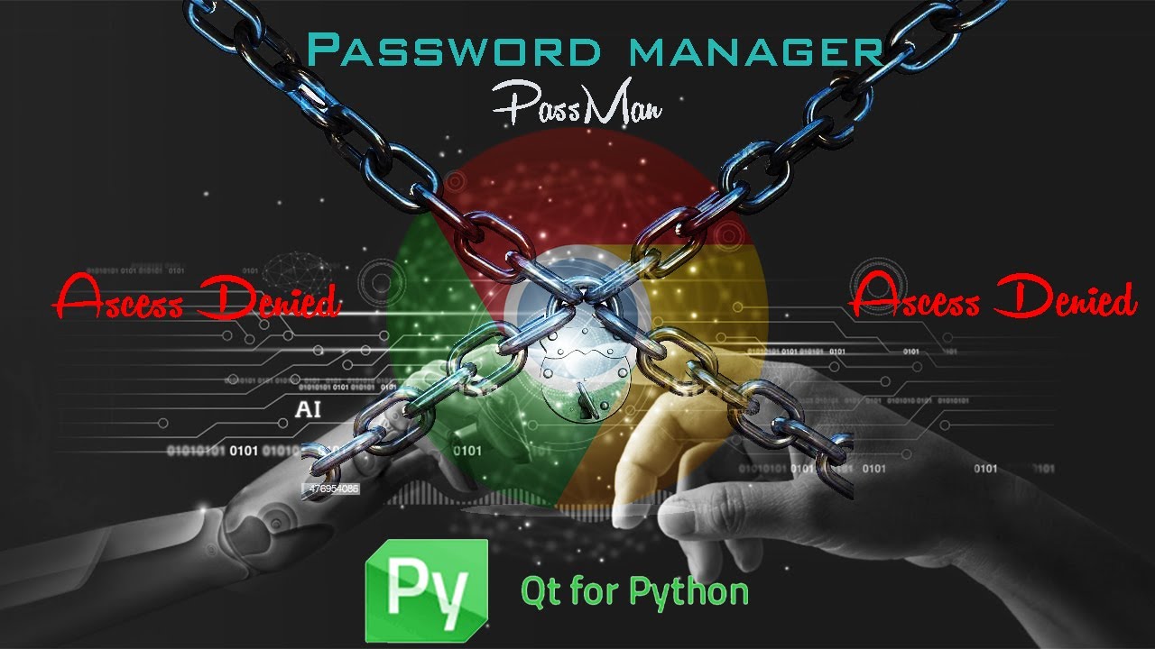 Real Software -GUI Password manager with Python | PyQt6 | PySide6 - 2022