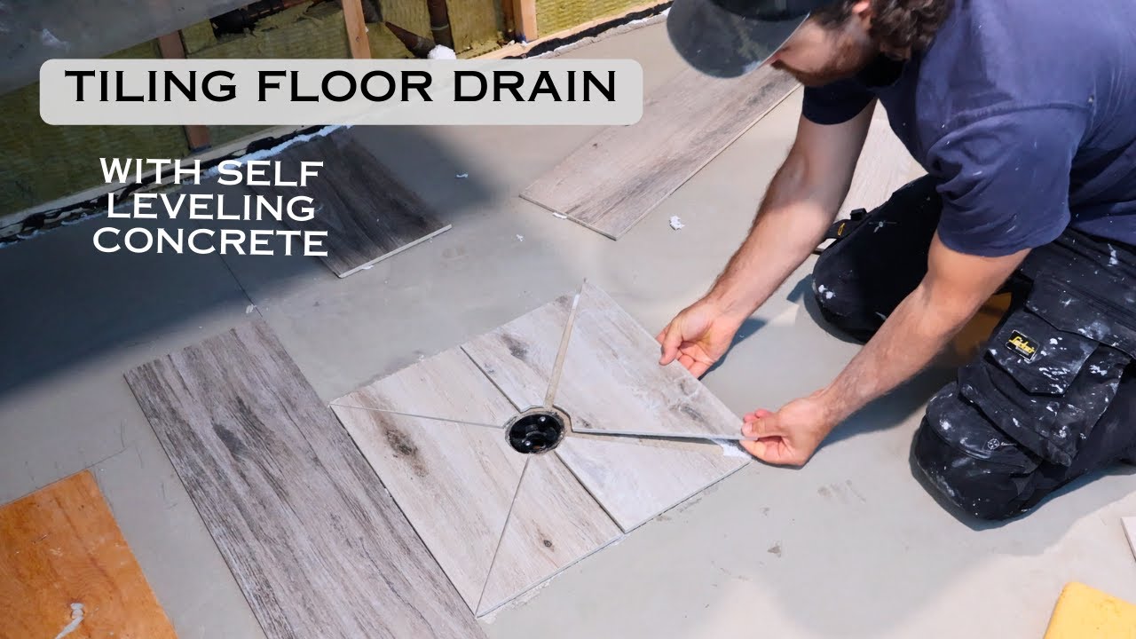 How to Tile For a Basement Floor Drain
