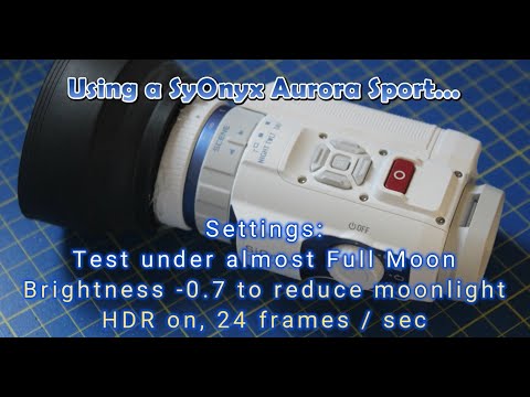 Real-time moonlit stargazing from Arizona