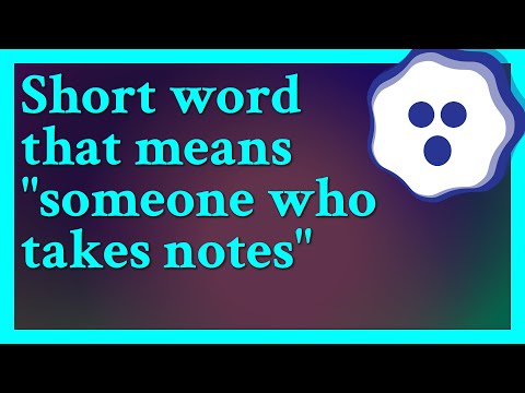 Scribe is one of the shortest words for "one who transcribes professionally". It's difficult to b...