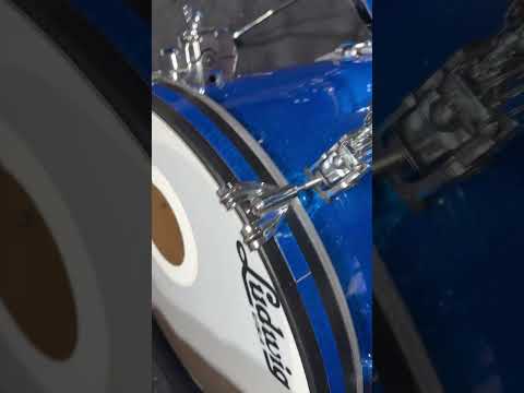 Ludwig Classic Maple 20/8/10/14, 7-ply Blue Sparkle Drum Set | Reverb