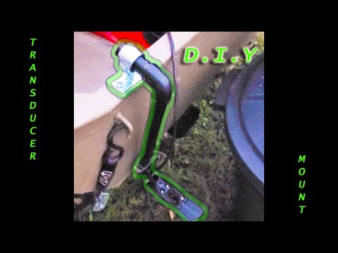 D.I.Y Transducer mount & install with PVC PIPE (short)