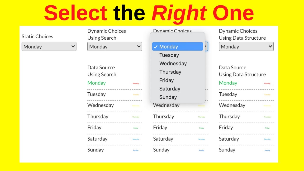 4 Different Ways to Use a Dropdown in Your Bubble.io No Code Web App