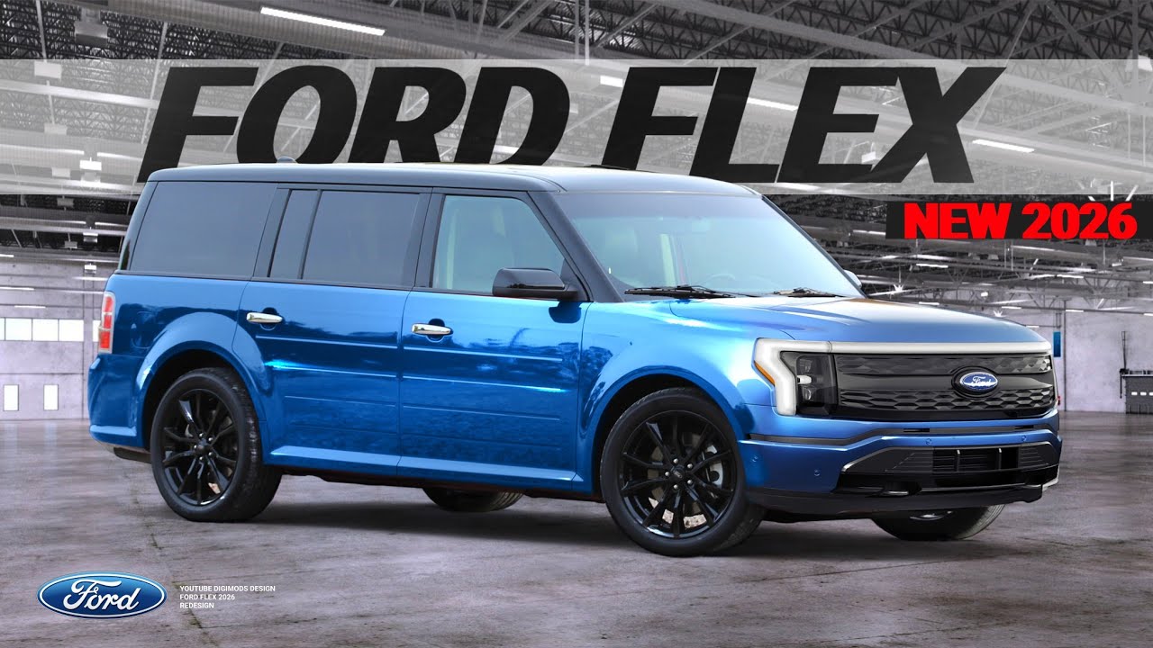 2026 Ford Flex Boxy CUV Digitally Returns With F-150 Lightning EV ...