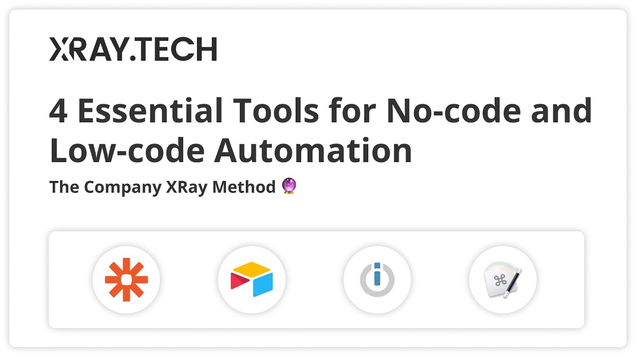 4 Essential Tools for Low-code and No-Code Automation