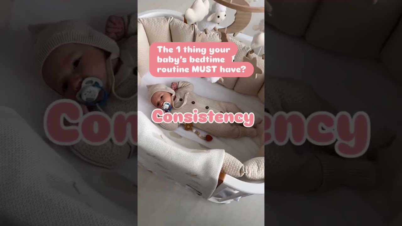 Bedtime routines = the secret to better baby sleep! 🌙✨ #babysleep #baby #newborn