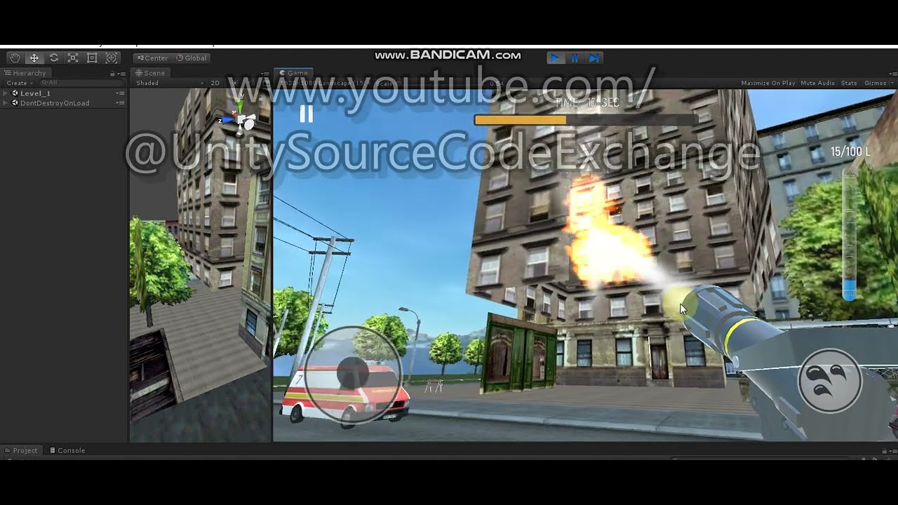 Fire Fighter Simulator - Unity Source Code for Sale