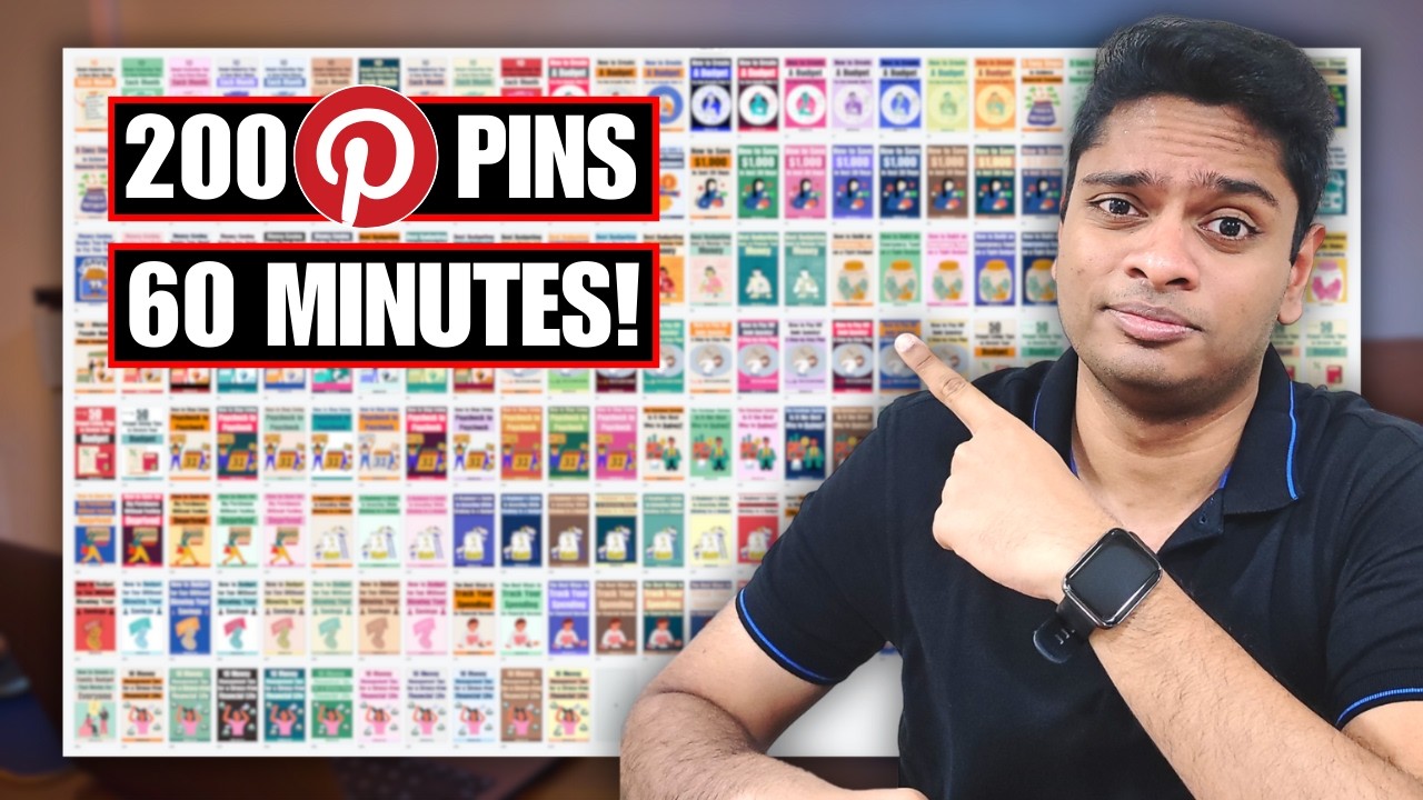 How I Create 200 Pinterest Pins In Just 60 Minutes: Make Pinterest Pins Faster (FOLLOW ALONG!)