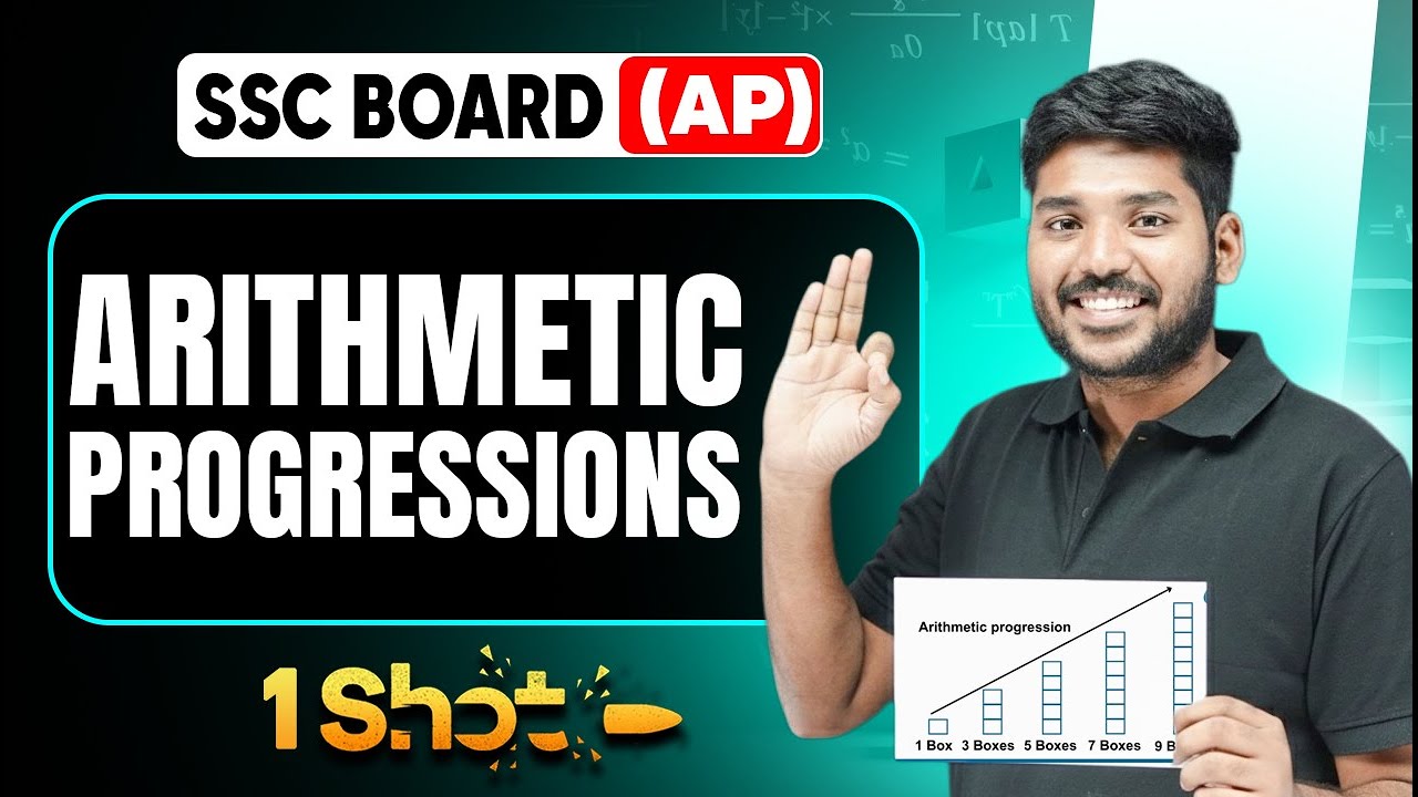 Arithmetic Progressions in 1 Shot | Maths in Telugu | Class 10 AP Board