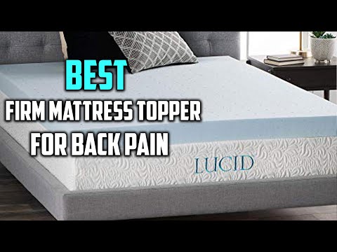 Top 5 Best Firm Mattress Toppers for Back Pain Review in 2023 | 2/3/4 Cooling Mattress Toppers