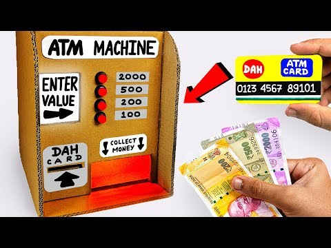 How to make ATM Machine from Cardboard DIY Science Project for KIDS at ...
