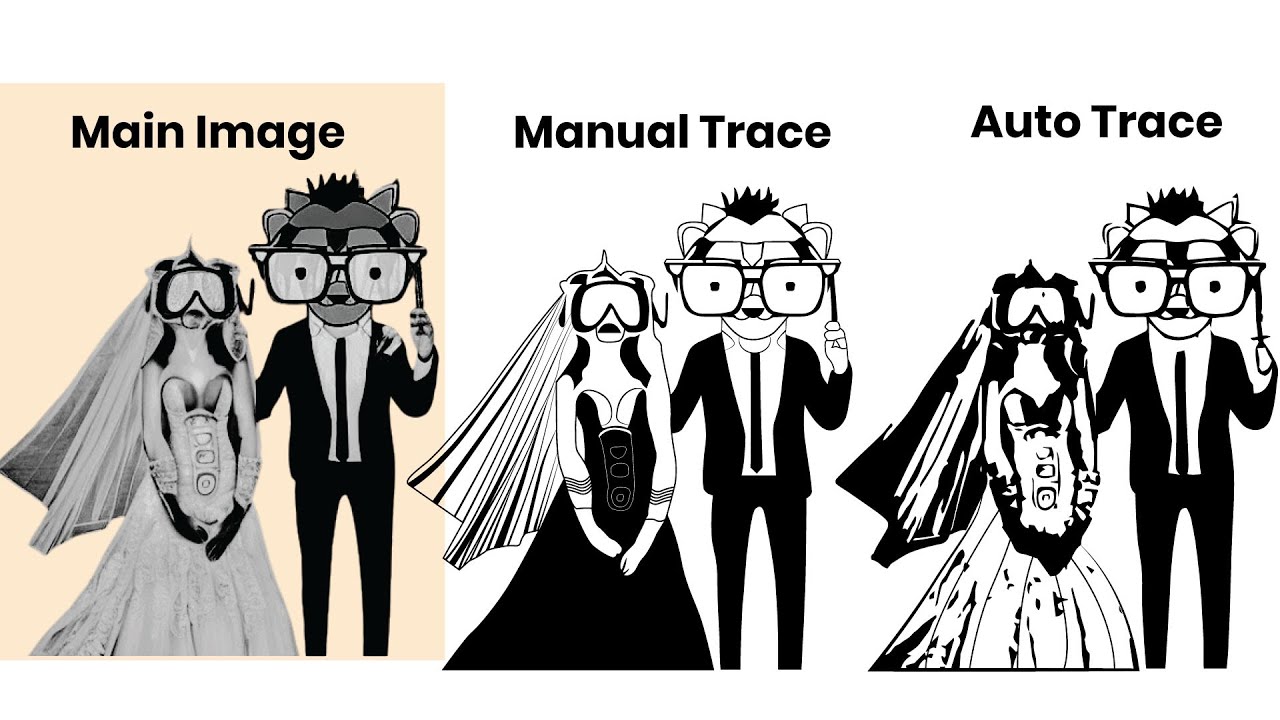 Mastering Manual Vector Tracing in Adobe Illustrator | Step-by-Step Tutorial | Image to Vector