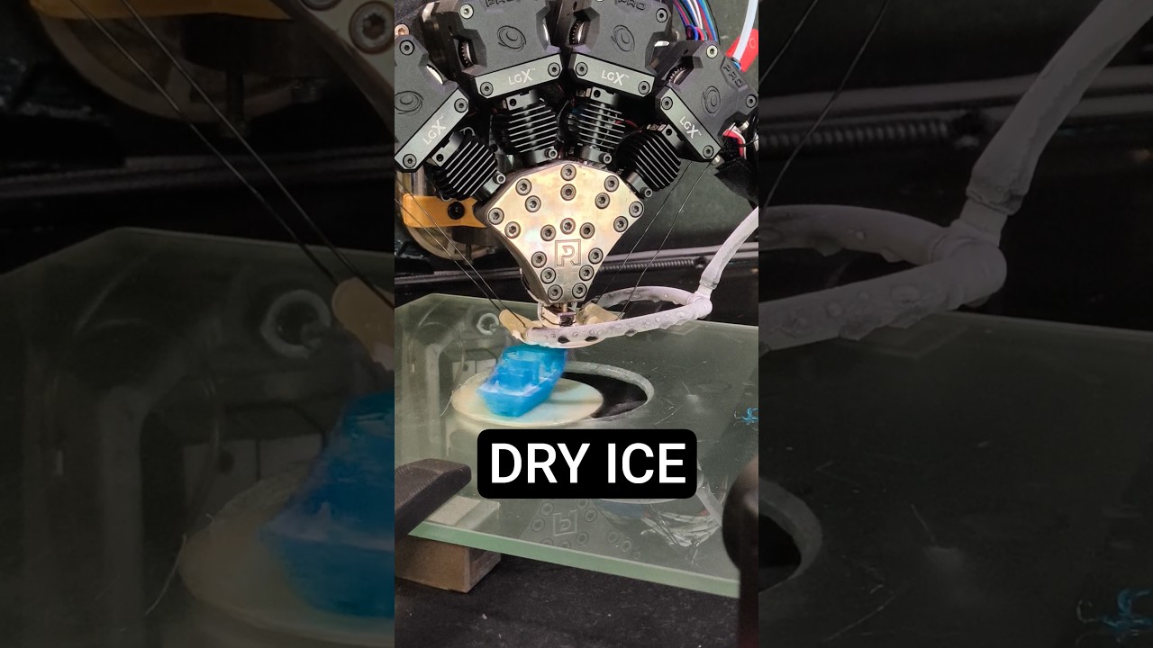 Sub Zero Cooling a 2 minute Benchy #3dprinting #speedboatrace #viral