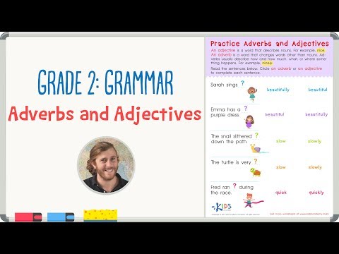 Grade 2: Grammar Practice - Adjectives and Adverbs Worksheet | Kids Academy