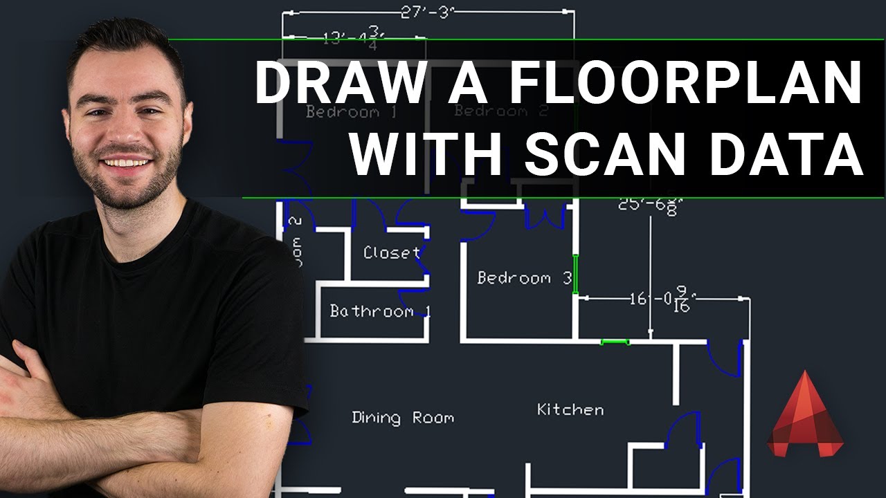 How to Create a 2D Floorplan Drawing from a Laser Scan in AutoCAD (FULL LENGTH TUTORIAL)