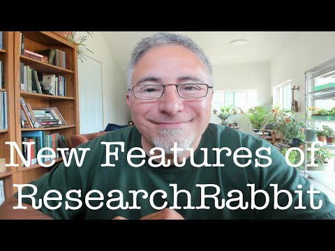 New Features of ResearchRabbit