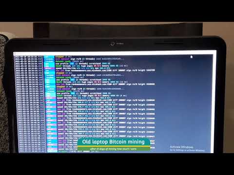 crypto mining using old laptop with nicehash