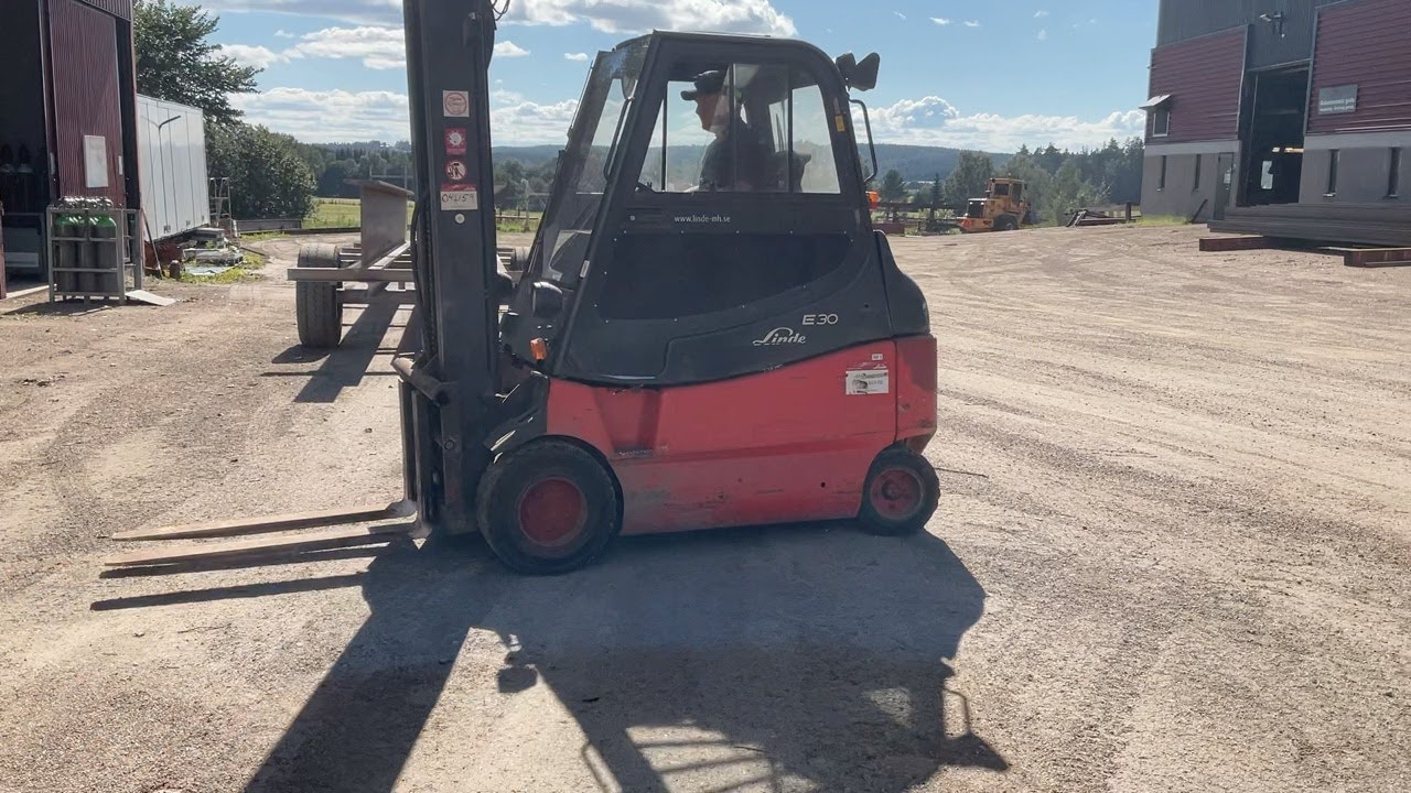 Truck Linde E30, Hudiksvall, Klaravik auktioner