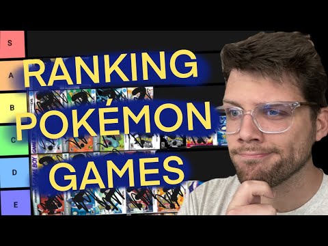 Ranking ALL Main Series Pokémon Games! Pokémon Tier List!
