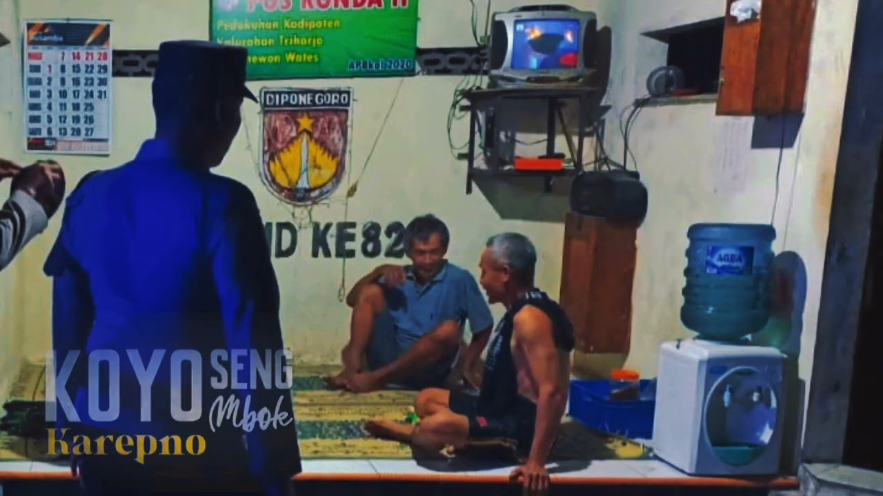 SAMBANG SATKAMLING PANIT BINMAS POLSEK WATES BERIKAN PESAN KAMTIBMAS
