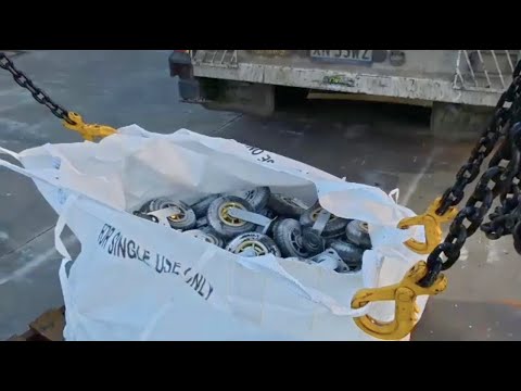 Limbah Kantong Massal 1 Ton Kantong Lewati Pemindahan Kantong/Mudah untuk Pengumpulan Kantong
