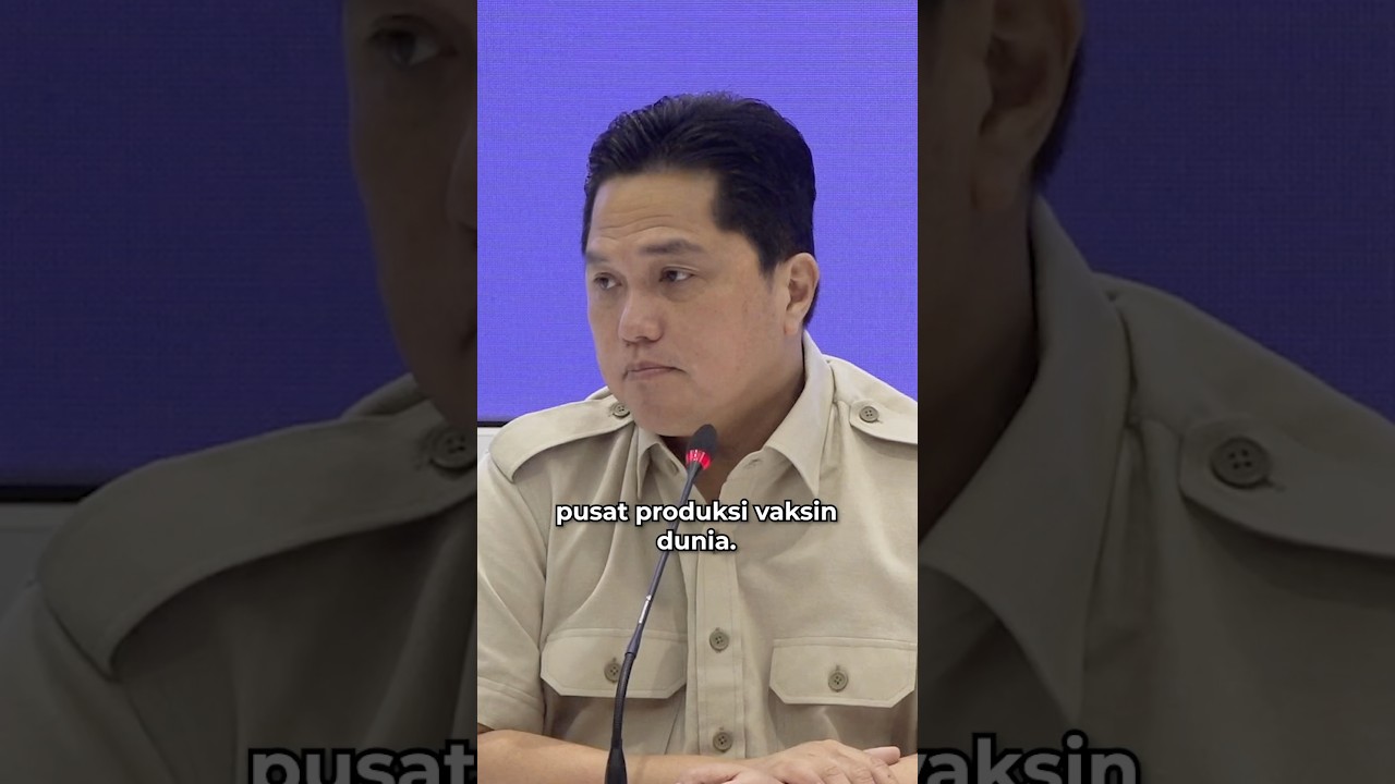 BIOFARMA JADI PENYUPLAI KEBUTUHAN VAKSIN DI 150 NEGARA! #erickthohir #biofarma #bumn