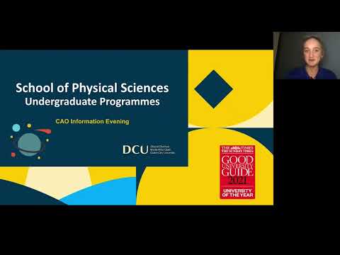 CAO Info Evening 2024 - School of Physical Sciences