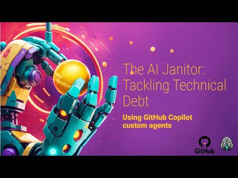 The AI Janitor: Working with Technical Debt using GitHub Copilot Custom Agents
