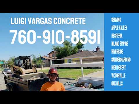 Best Concrete Contractor in Apple Valley, California * Affordable Concrete Company