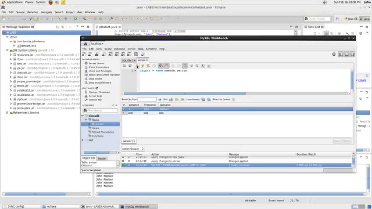 [How To Code] JAVA JDBC using MYSQL - Insert, select, update, and delete