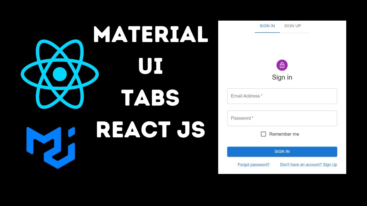 How to create tabs in React JS using Material UI Tabs Component