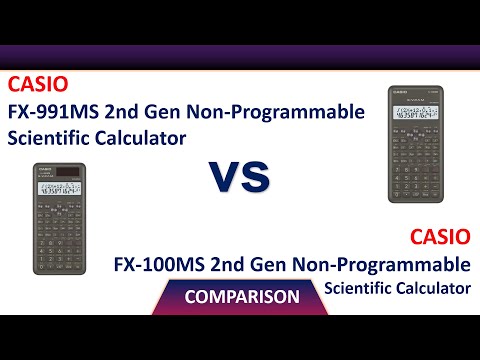 Casio FX-991MS Scientific Calculator Vs Casio FX-100MS Scientific Calculator Comparison