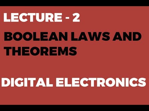 Boolean Laws and Theorems | Digital Electronics
