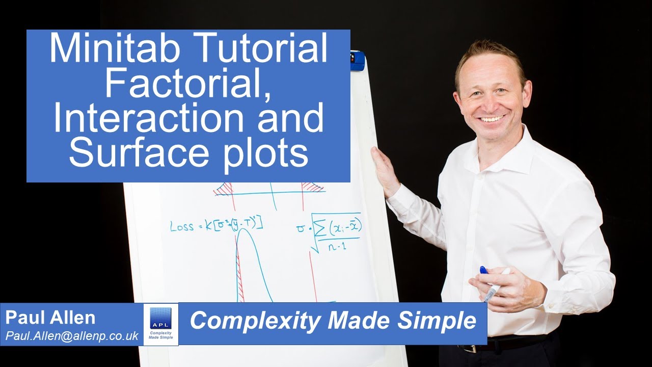 Minitab factorial plots - A DOE Tutorial