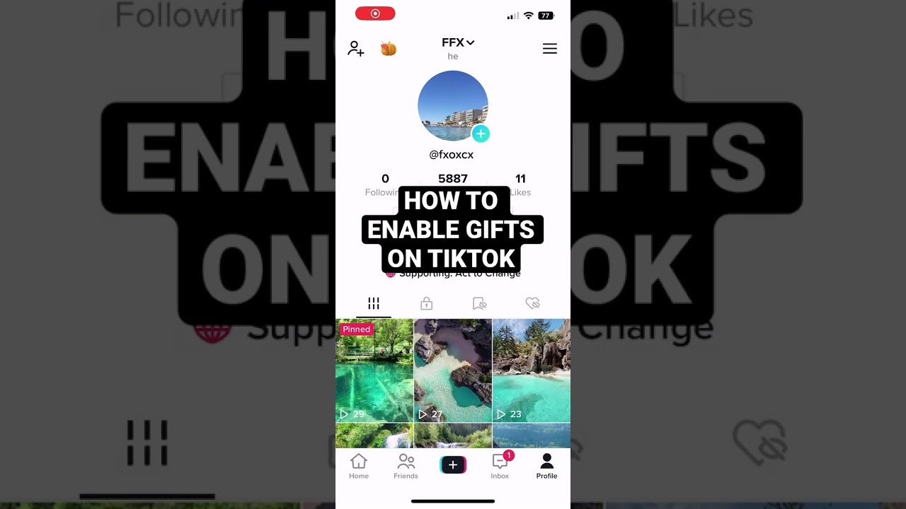 How To Enable Gifts On TikTok #shorts #viral
