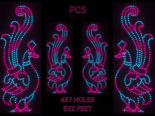 POLYSHEET FOR PEACOCK - PC5 PEACOCK 5X2 FEET 437 HOLES Manufacturer ...