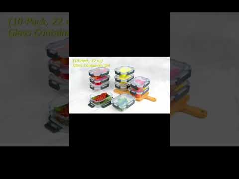 Amazon Micro 30 Pieces Glass Food Storage Containers#amazonfinds #kitchenknifeset #usa #amazon